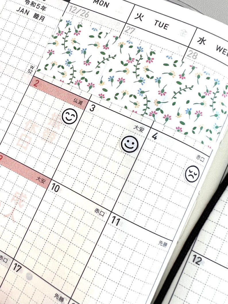 Mini Mood Tracker Stickers for Tired and Sick Planner - Etsy