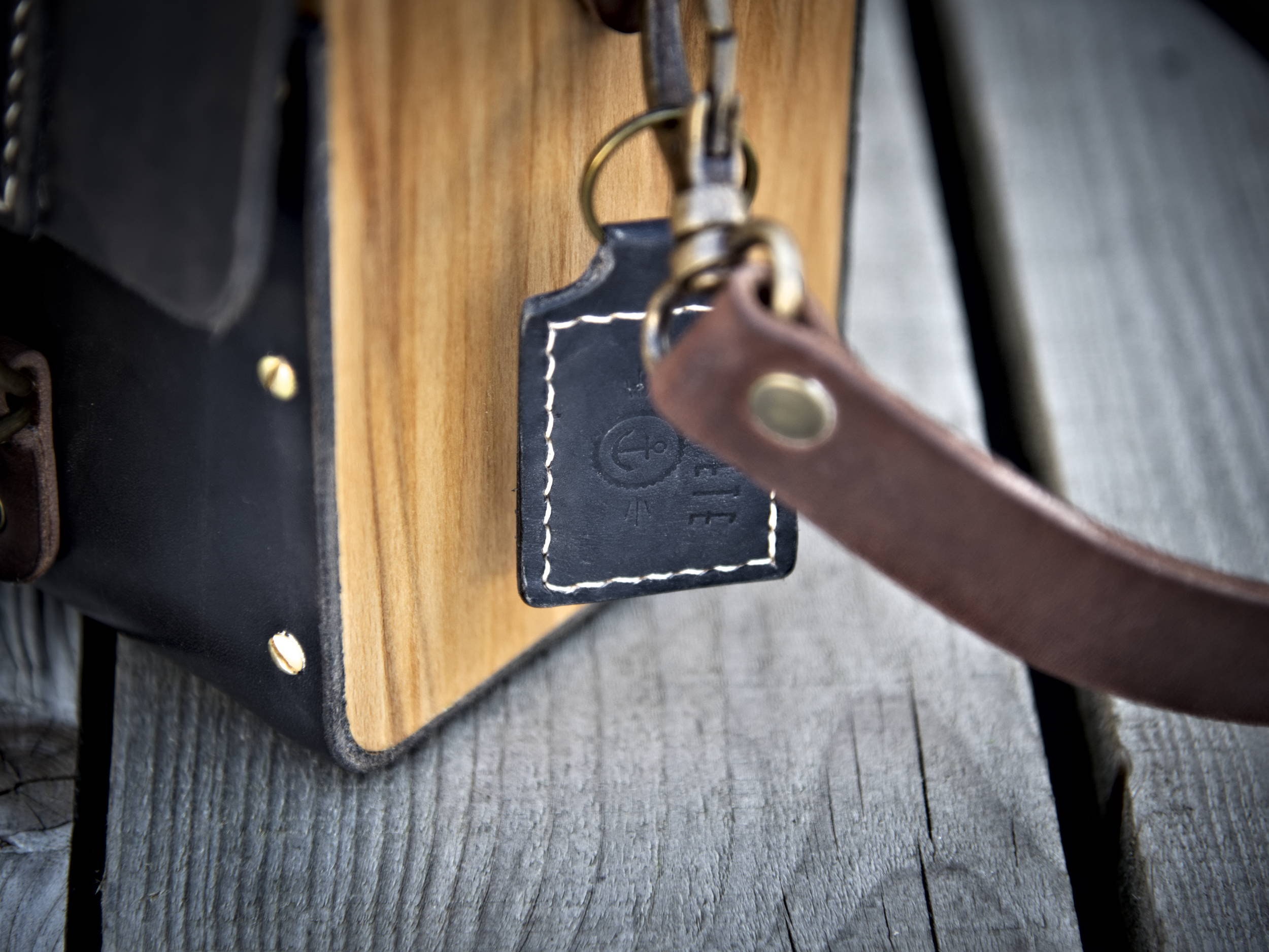 Leather and Wood Camera Bag. Leather Bag for Digital Refex and - Etsy UK