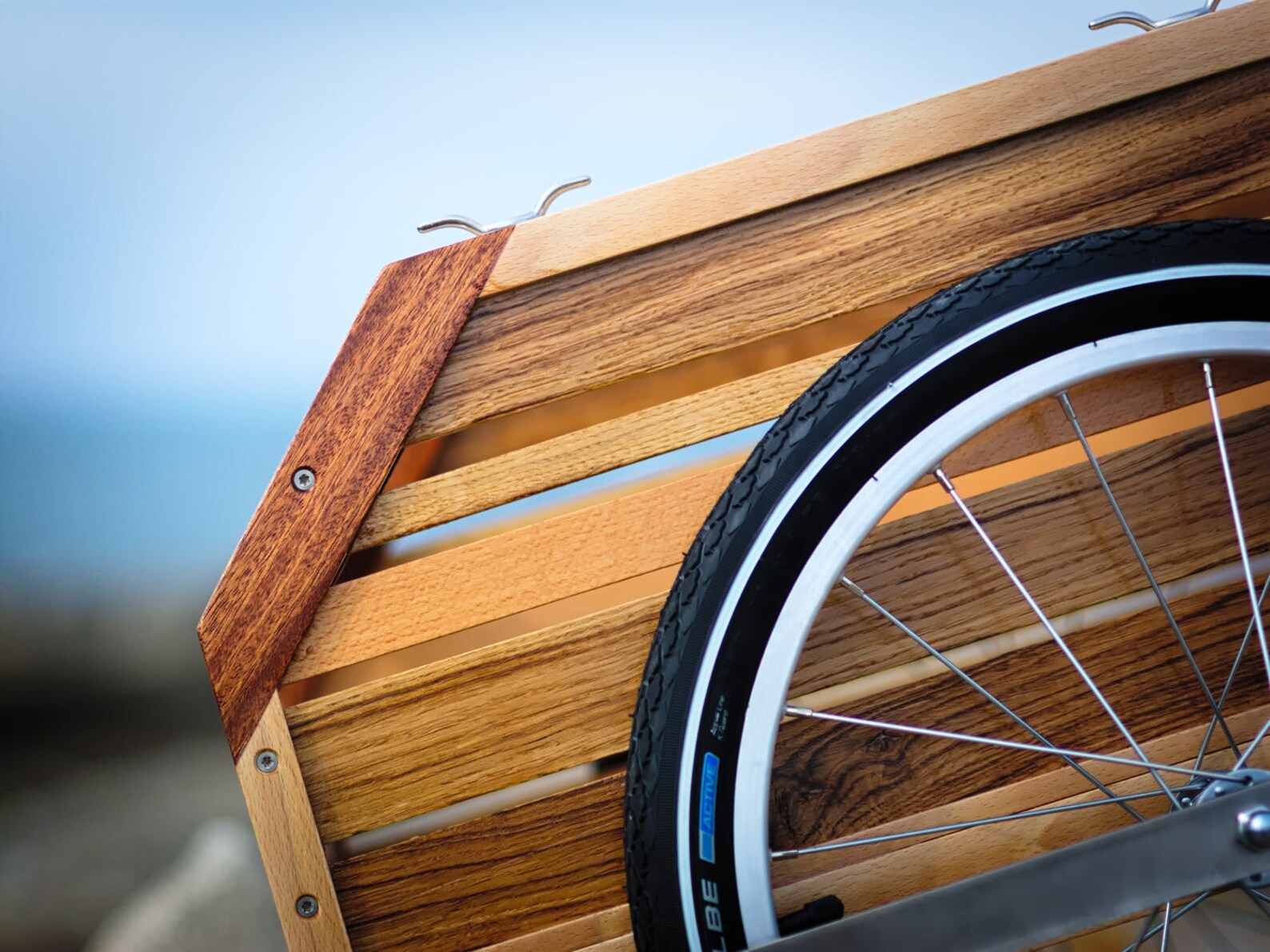 Remorque V lo Bois Timon Et Visserie Inox Roues Alu 18 Pouces Etsy