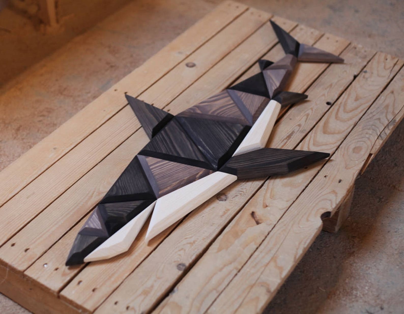 Wooden Shark Wall Decor Simple DIY - Etsy