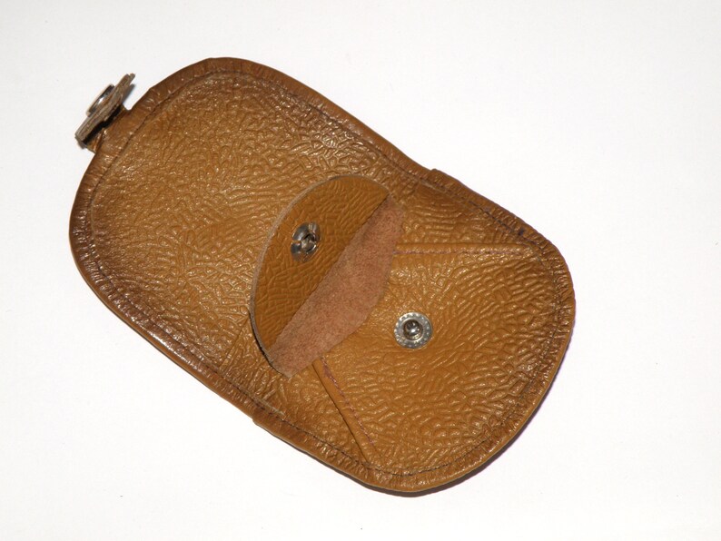 NOS Wallet Genuine Leather Soviet Coins Purse Small Brown - Etsy
