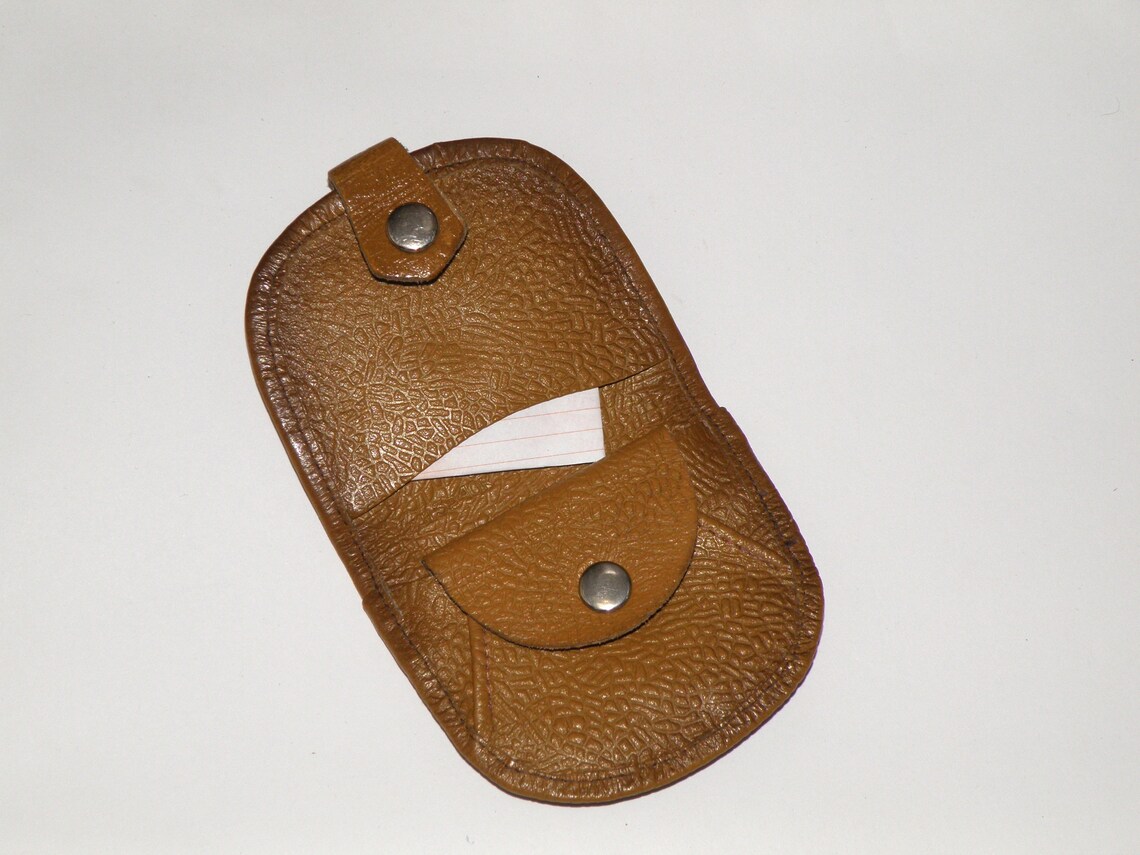 NOS Wallet Genuine Leather Soviet Coins Purse Small Brown - Etsy