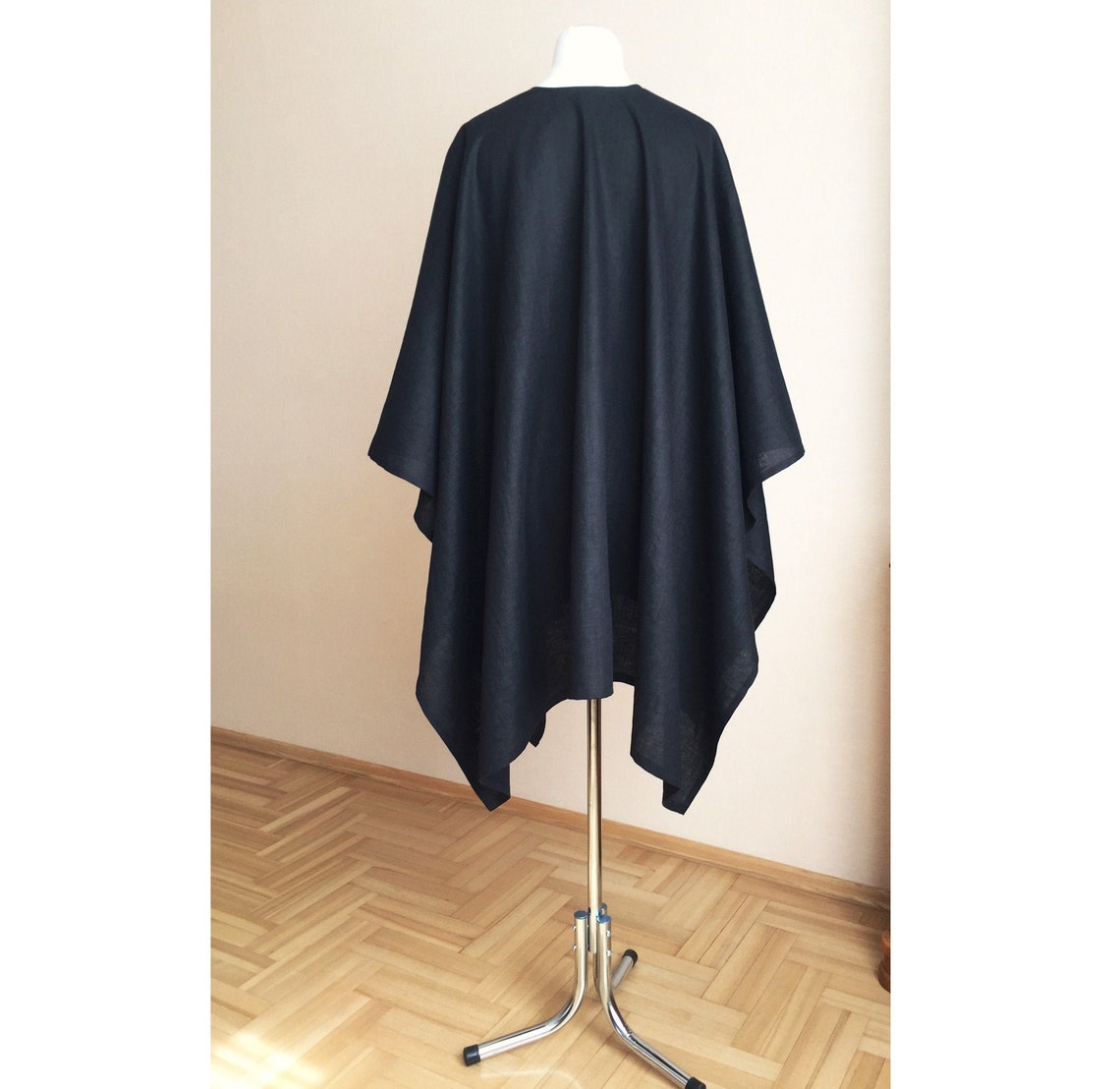 Plus Size Linen Ruana Shawl Wrap S to 5XL - Etsy