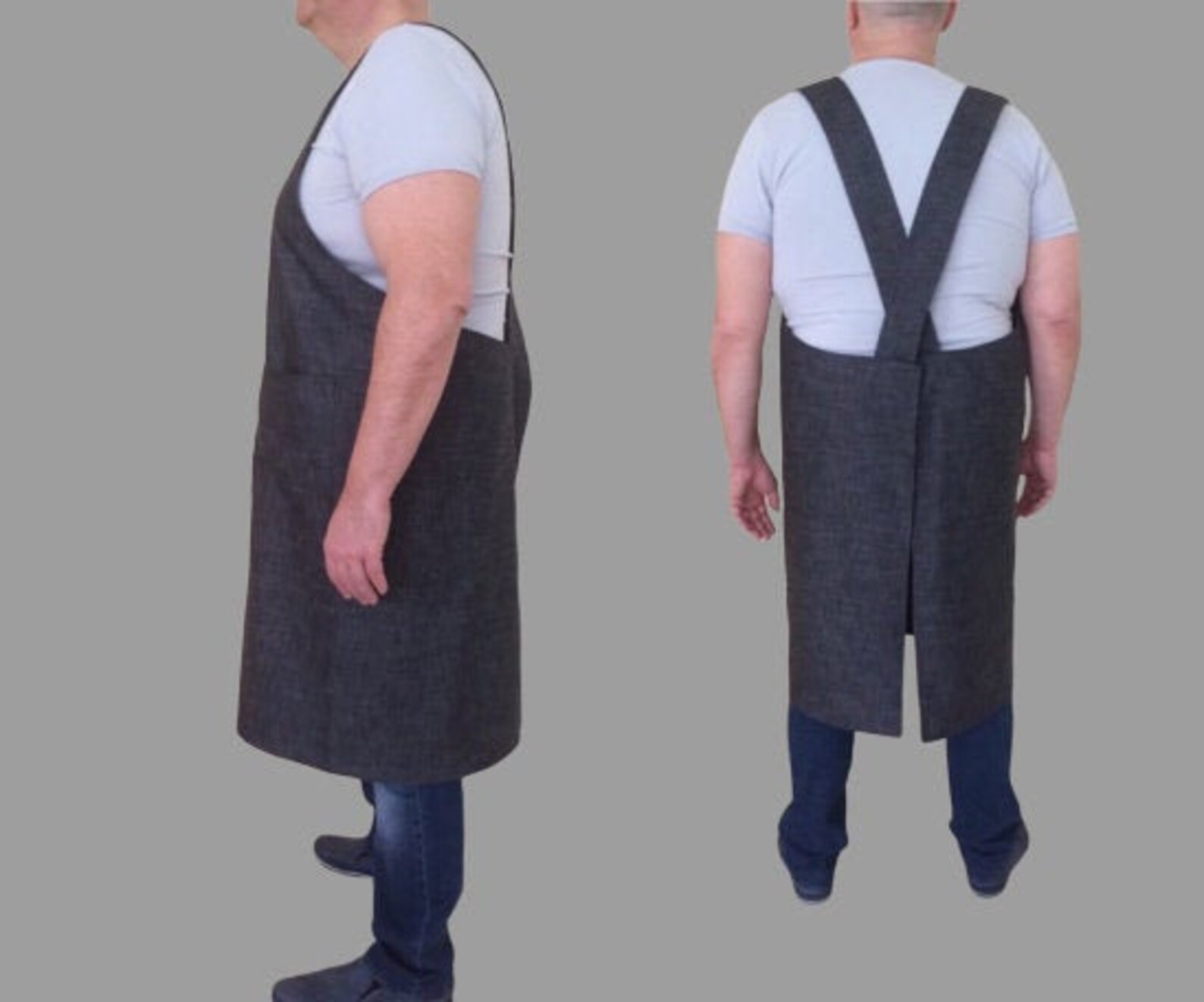 Plus Size Japanese Apron Jeans APRON 3XL to 5XL Garden Extra Large ...