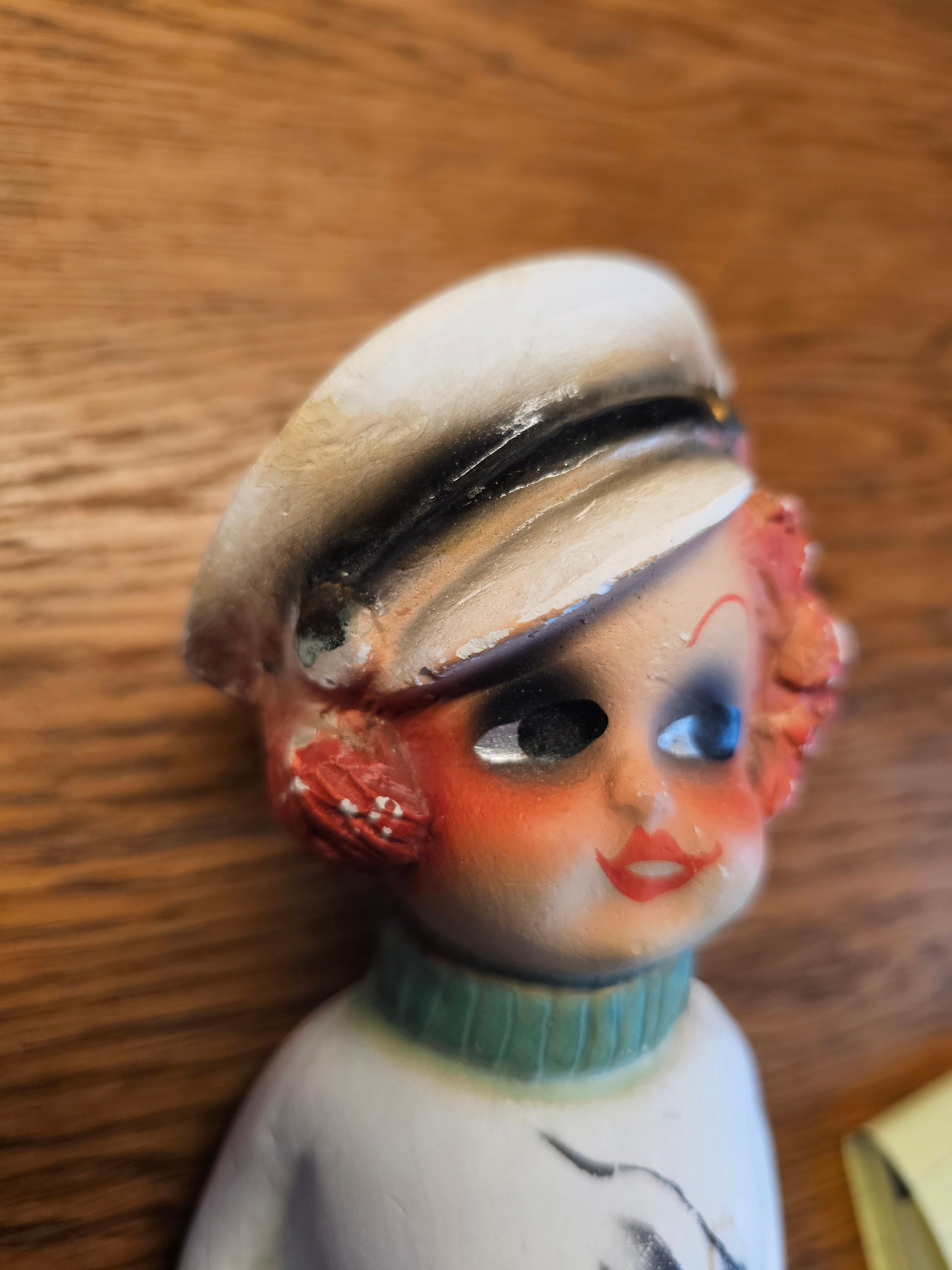 Carnival Chalkware Girl Sailor Vintage 1930-40 - Etsy