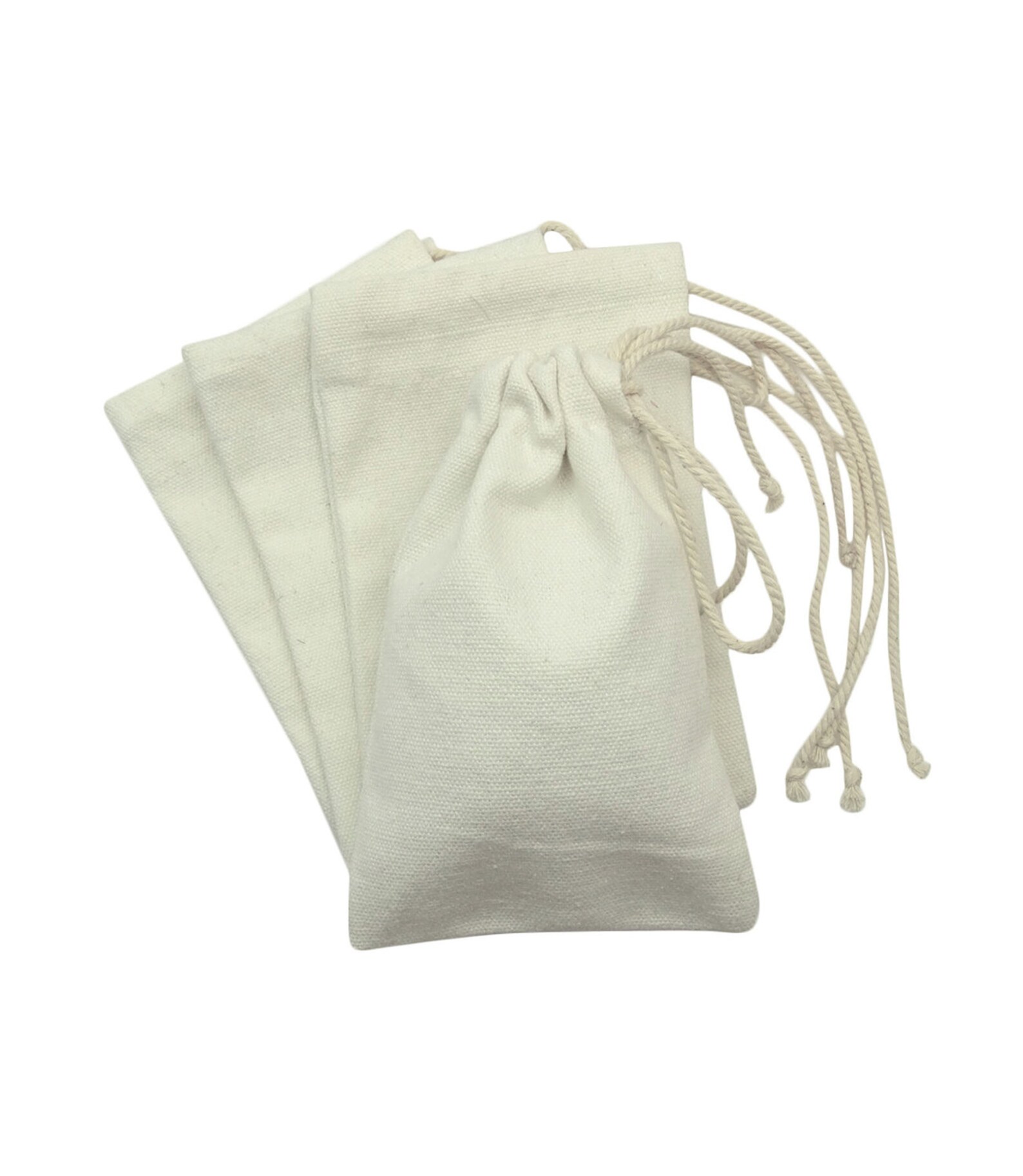 4 X 6 Plain Canvas Pouch Drawstring Favor Bag Small Gift | Etsy