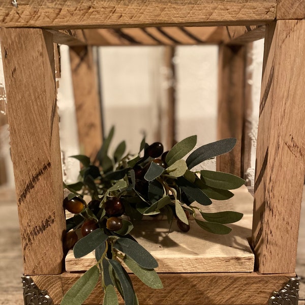 Wooden Solar Lantern - Etsy