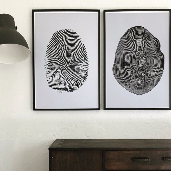 Fingerprint Art - Etsy