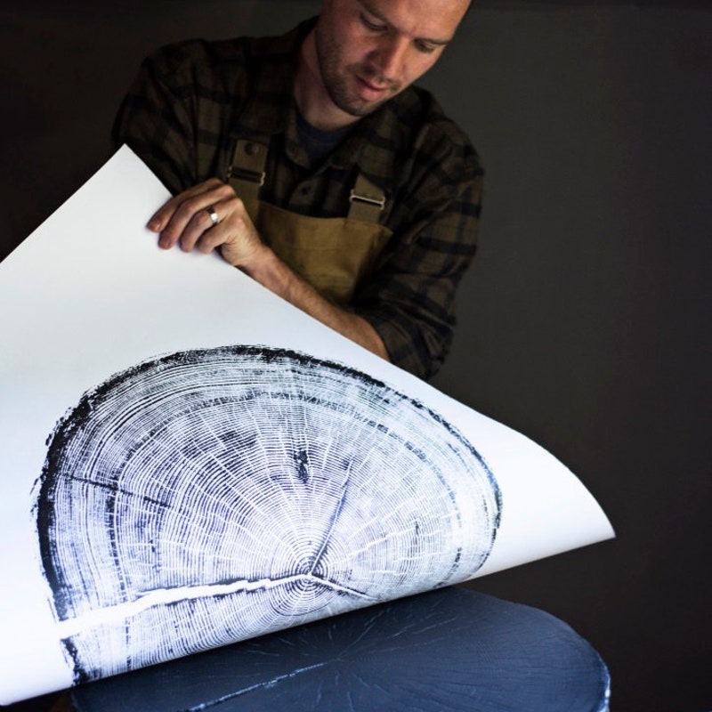 Tree Rings Print - Etsy