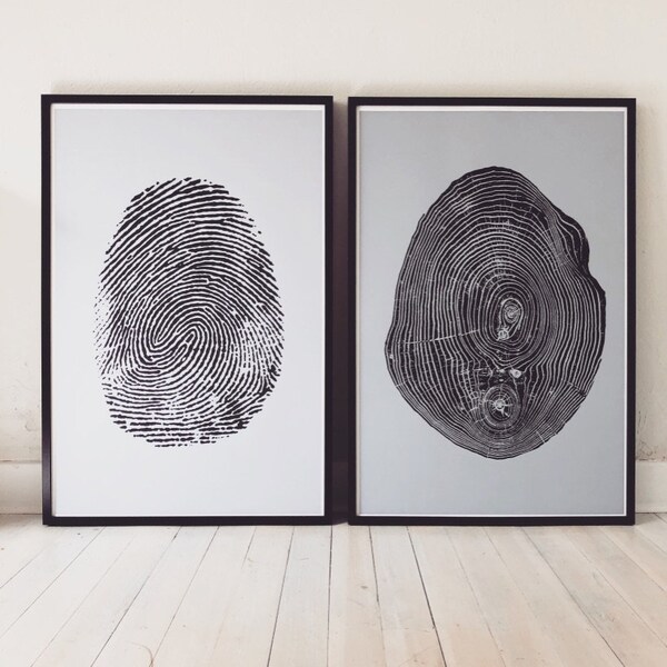 Fingerprint Art - Etsy