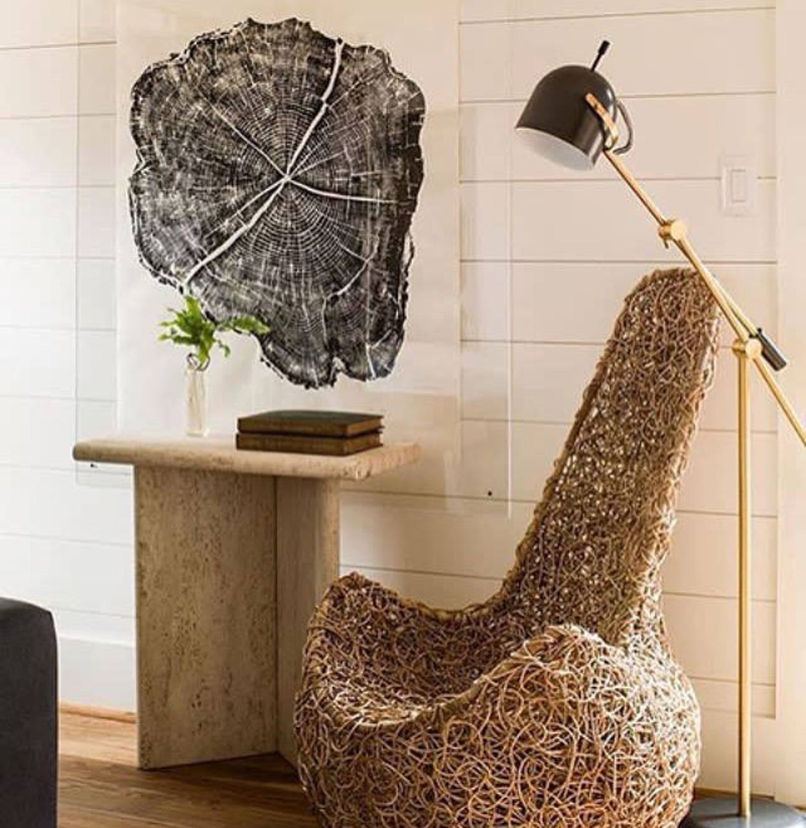 Locust Tree Art Stump Art Tree Ring Art Large Wall Art - Etsy