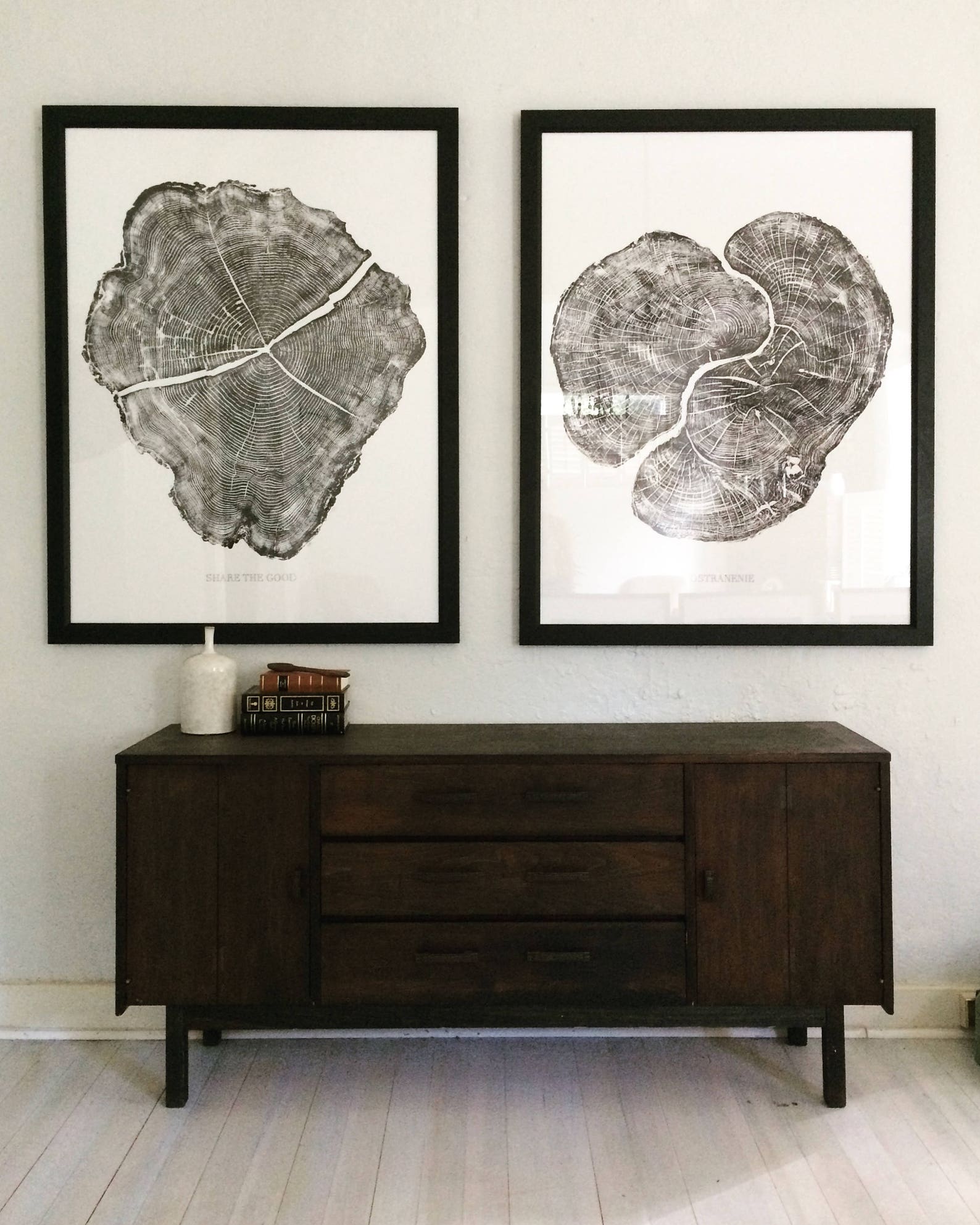 Real Maple Tree Ring Art Print Oversized wall art handmade | Etsy