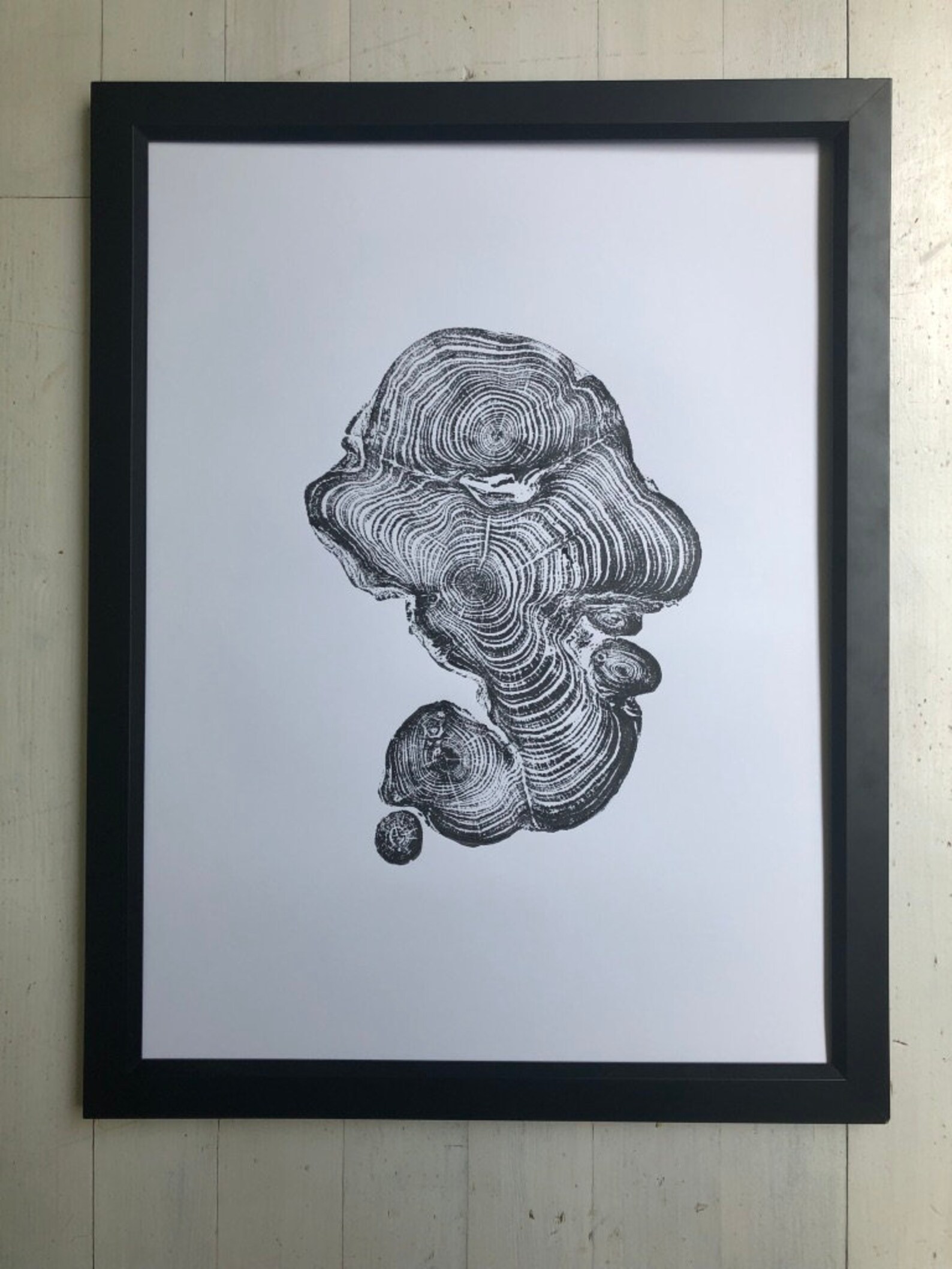 Cypress Tree Print From Ireland Tree Ring Art Print Tree - Etsy