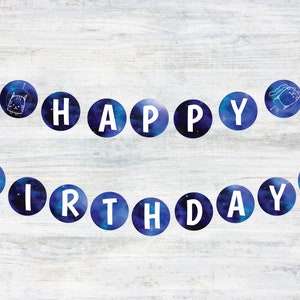 Space Cats Birthday Party Pack Instant Download PDF | Cosmic Cat ...