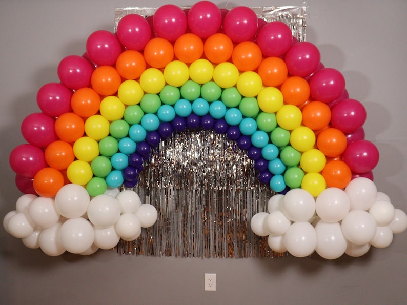 Balloon Rainbow Tutorial and Plans | Digital Balloon Recipe - Etsy