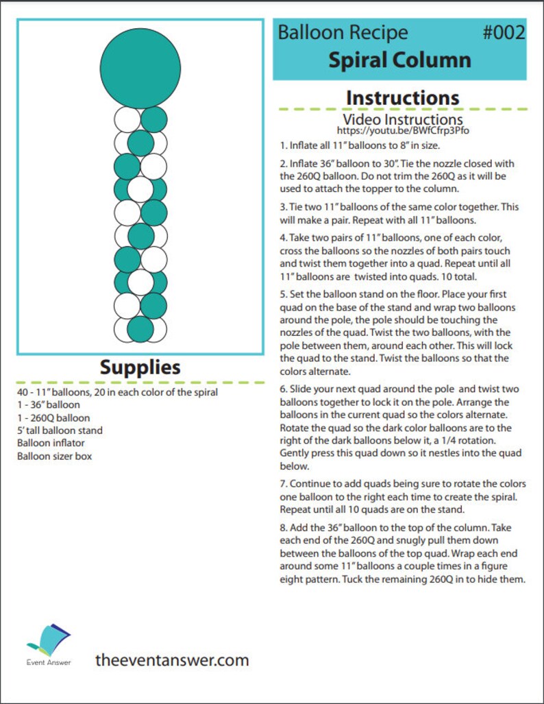 Balloon Starter Bundle - 10 Plans Everyone Needs - Digital Balloon ...