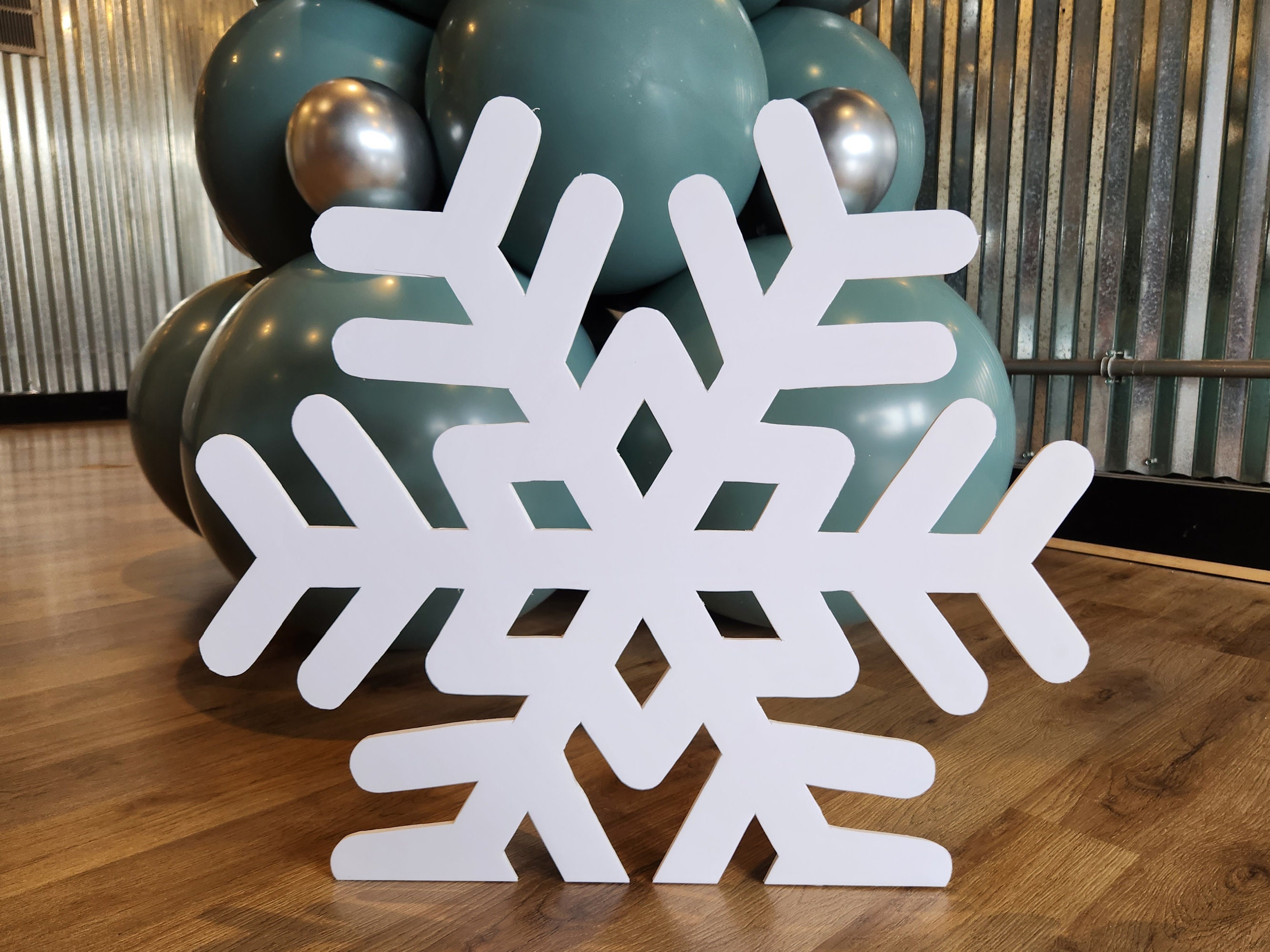 Freestanding Snowflake Template Digital Template Etsy