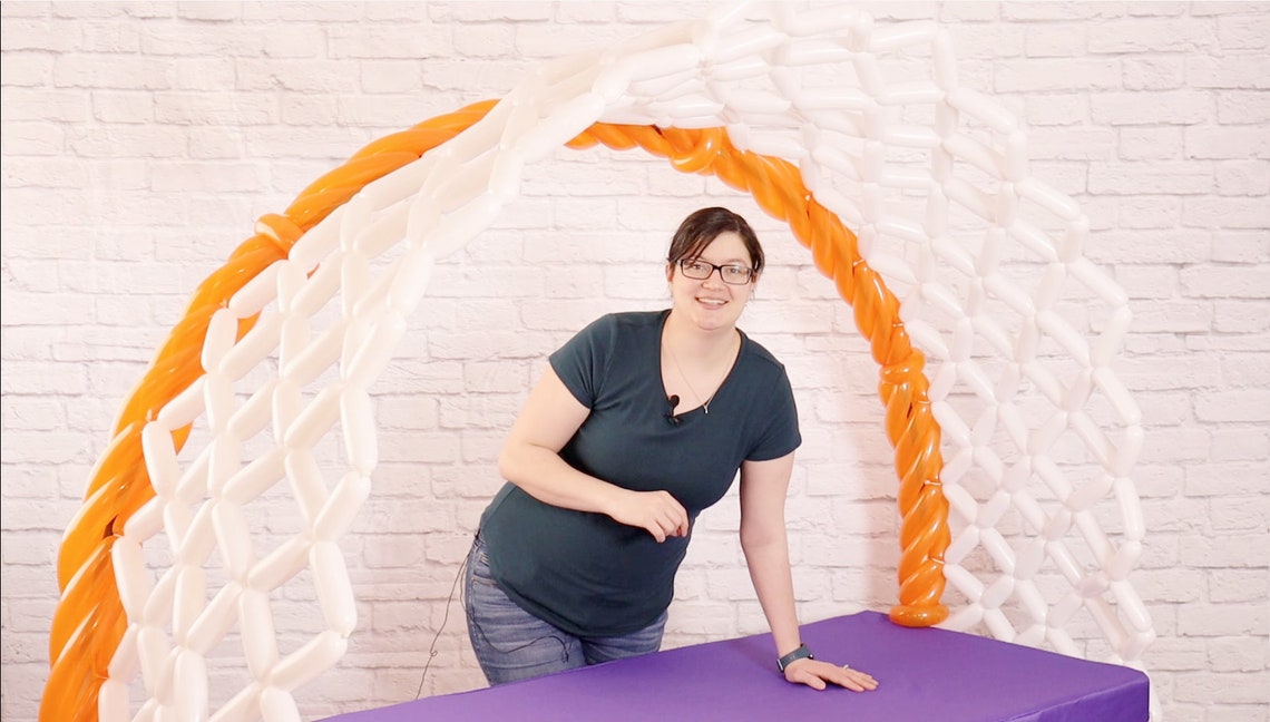 Balloon Basketball Hoop Arch Tutorial and Plans Digital - Etsy