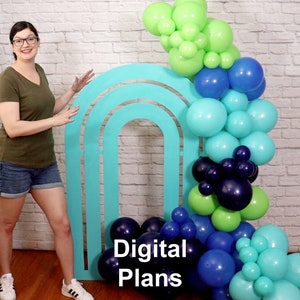 Chiara Arch Backdrop Tutorial and Plans Digital Plans - Etsy