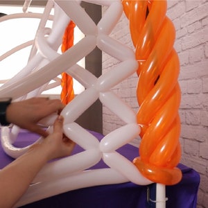 Balloon Basketball Hoop Arch Tutorial and Plans | Digital Balloon ...