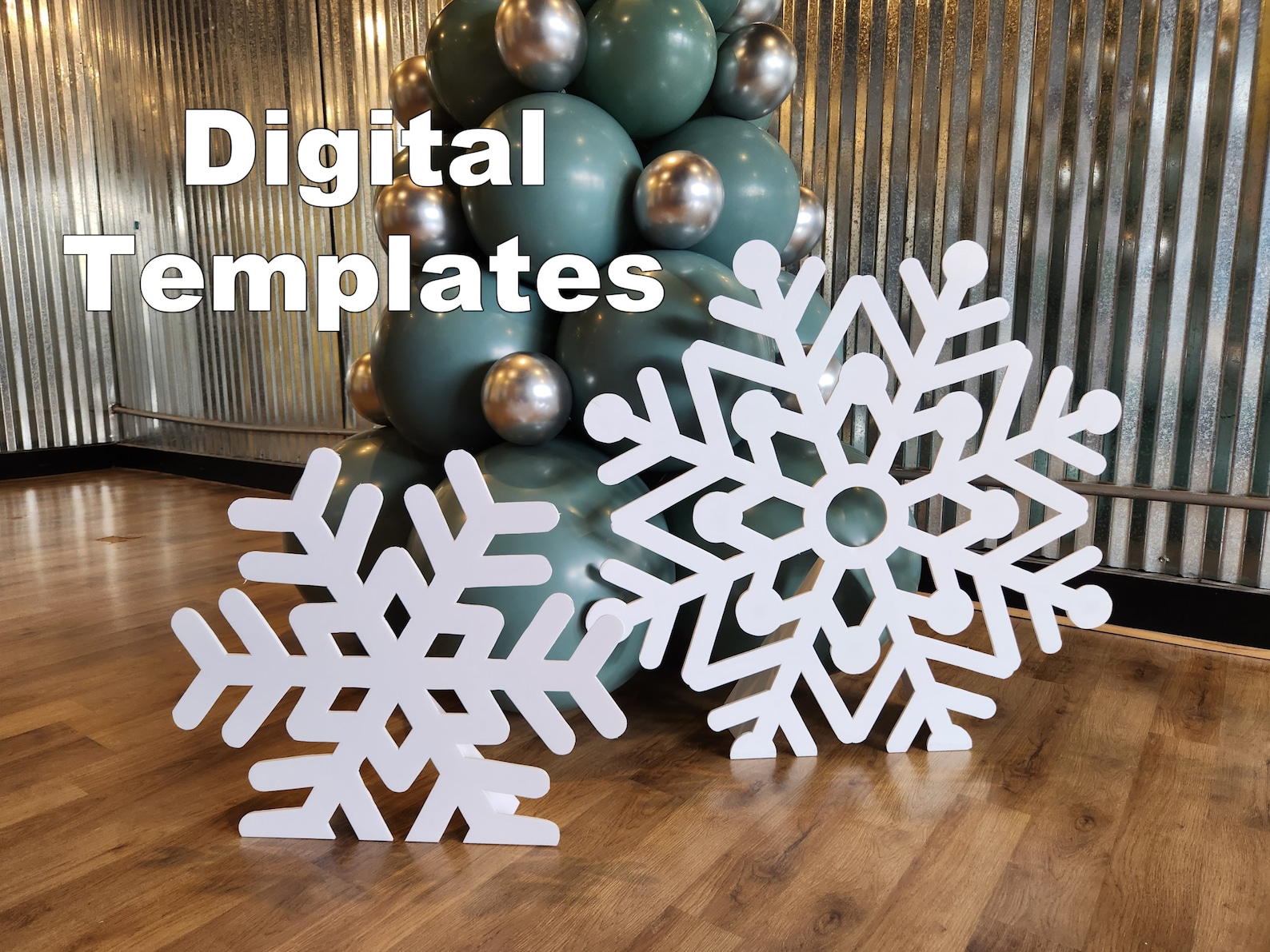 Freestanding Snowflake Template | Digital Template - Etsy