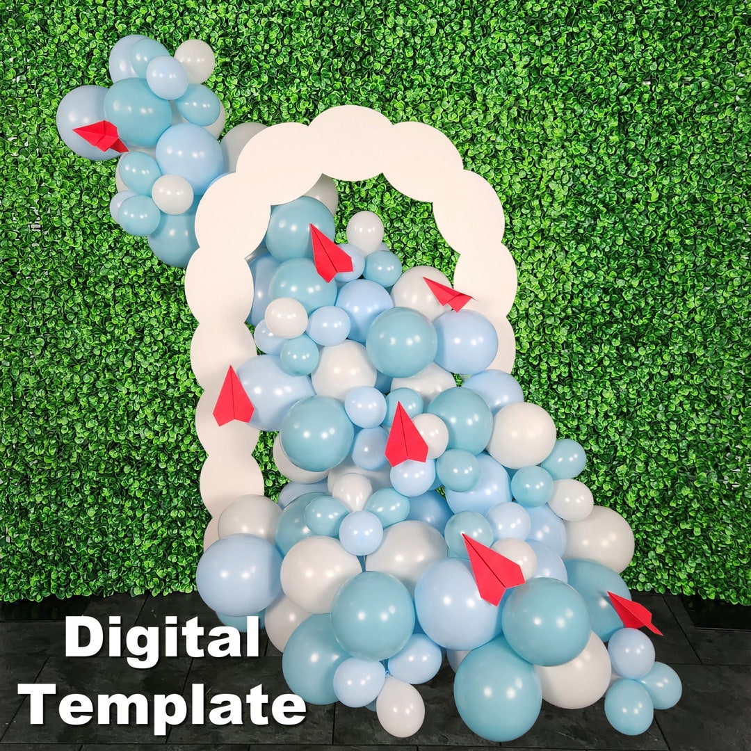 40x60" Scalloped Arch Backdrop Template and Tutorial | Digital Template ...