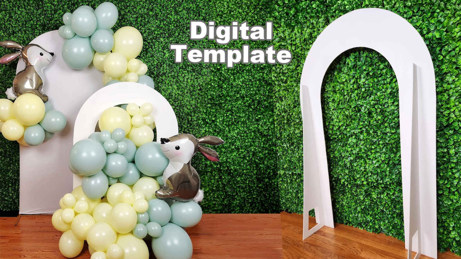 40x60" Arch Backdrop Template and Tutorial | Digital Template - Etsy