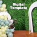 40x60" Arch Backdrop Template and Tutorial | Digital Template - Etsy