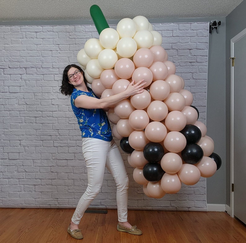 Boba Tea Balloon Column Tutorial and Plans | Digital Balloon Recipe ...