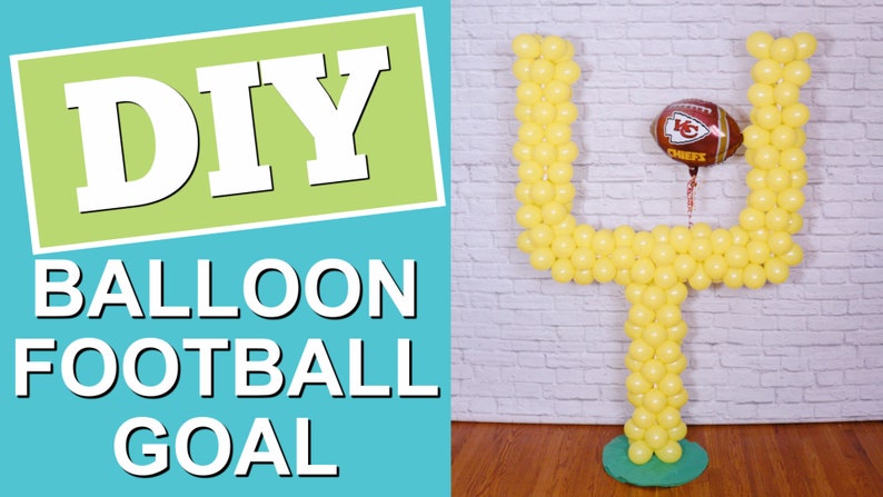 Balloon Football Goal Tutorial and Plans | Digital Balloon Recipe - Etsy