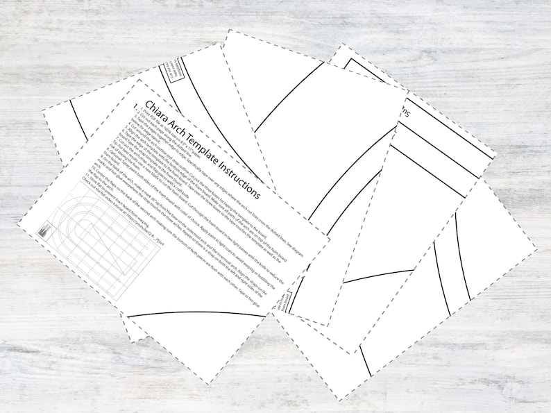 Chiara Arch Backdrop Tutorial and Plans Digital Plans - Etsy