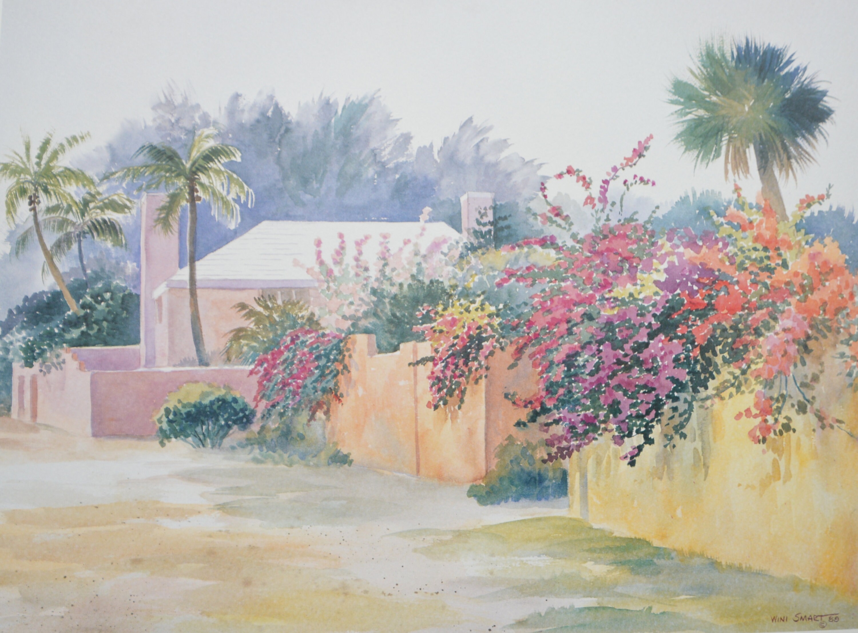 Library Walls, Boca Grande, Wini Smart Print - Etsy