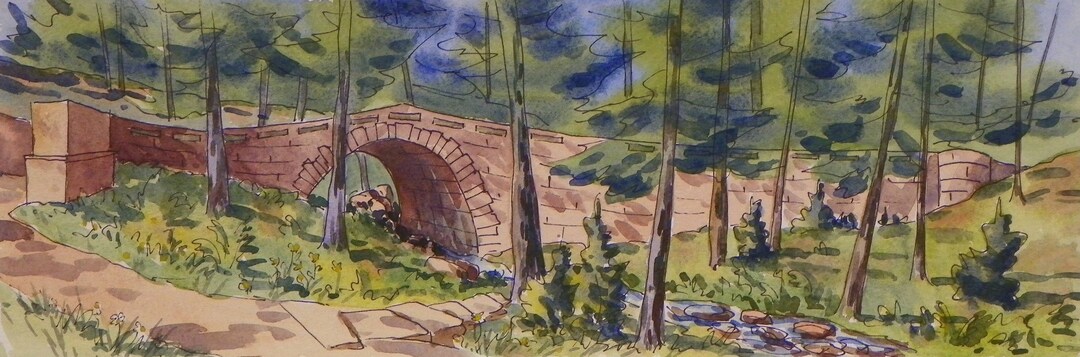 Amphitheater Bridge, Acadia National Park - Etsy