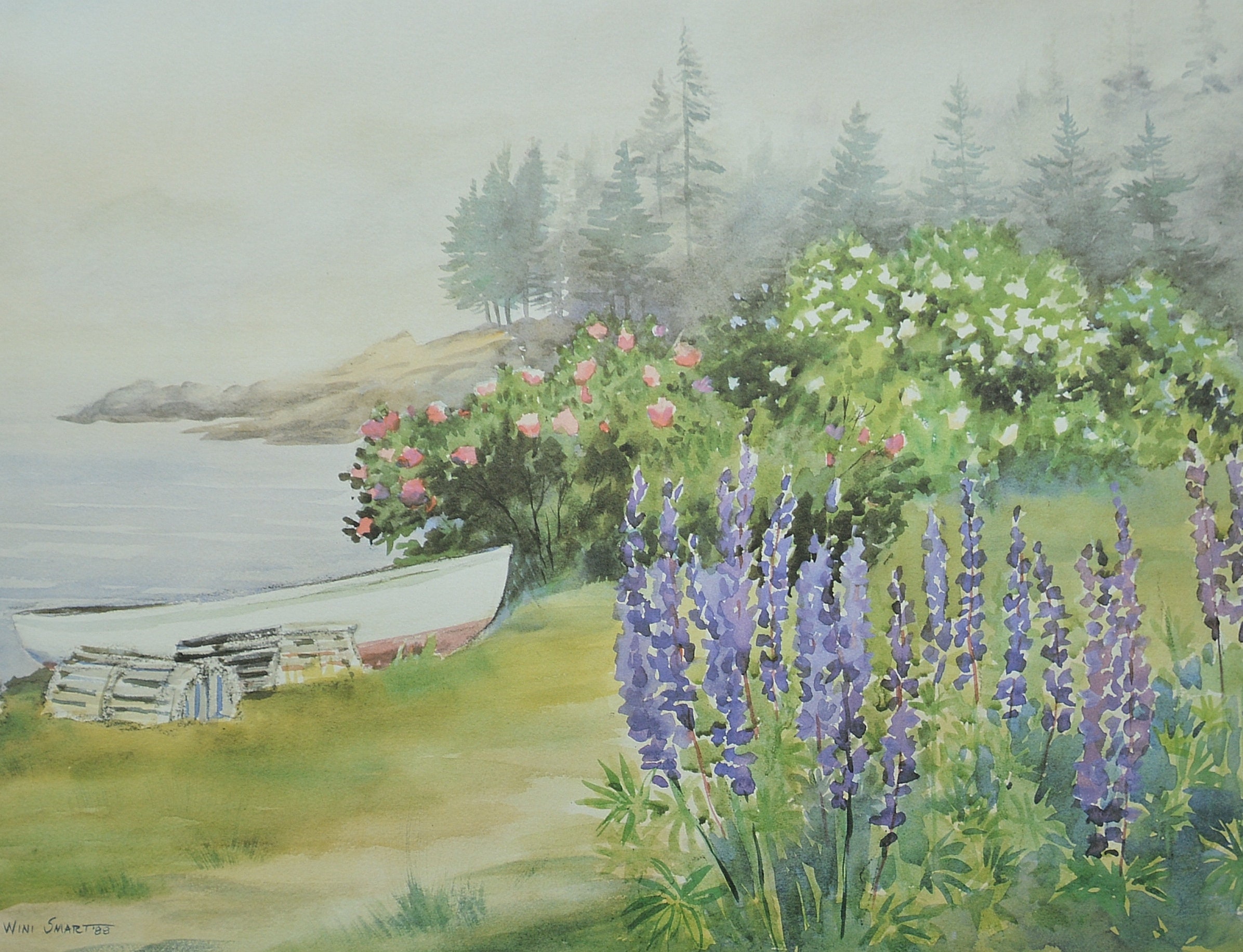 Spring Shoreline, Wini Smart Print - Etsy