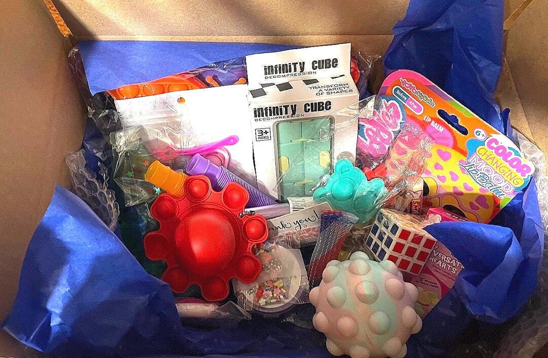 Fidget Toys, Fidget Mystery Box, Mystery Box, Kids Toys, Fidget Spinner ...