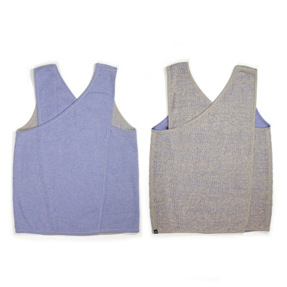 Tank Top Spring Women Fashion Reversible Cotton Purple Taupe | Etsy