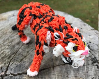 Rainbow Loom Tiger | Etsy