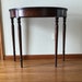 Vintage Mahogany Half Round Table Hall Table Parlor Table - Etsy
