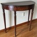 Vintage Mahogany Half Round Table Hall Table Parlor Table - Etsy