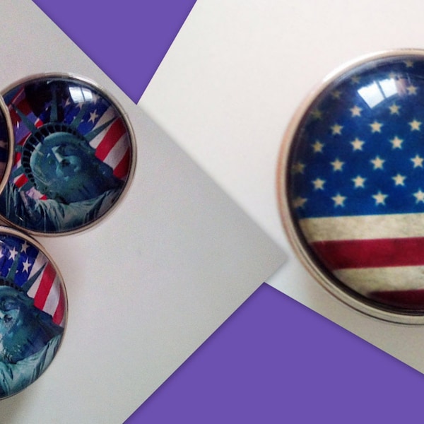 Statue of Liberty Button - Etsy