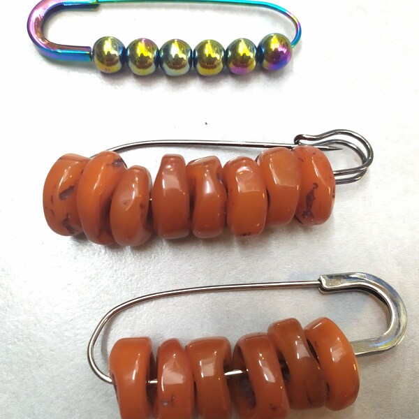 Amber Pin - Etsy