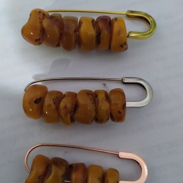 Amber Pin - Etsy