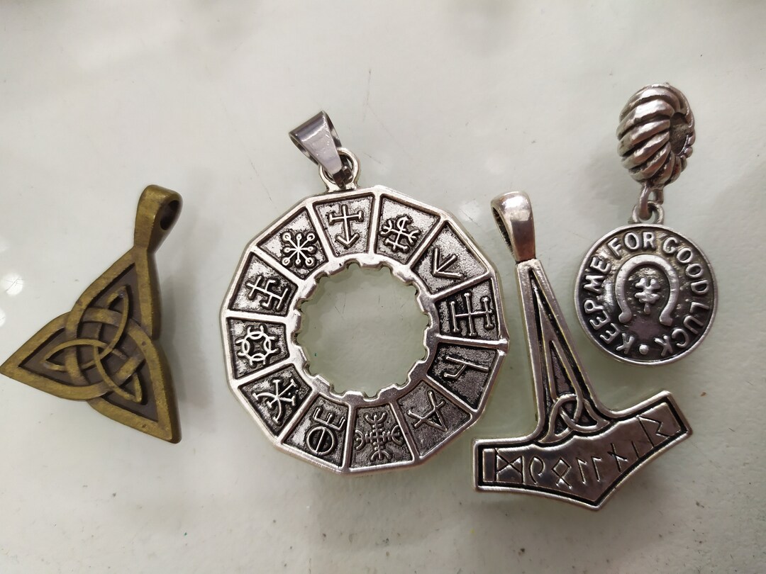 Viking Maya Aztec Good Luck Talisman Charm Pendant - Etsy Ireland