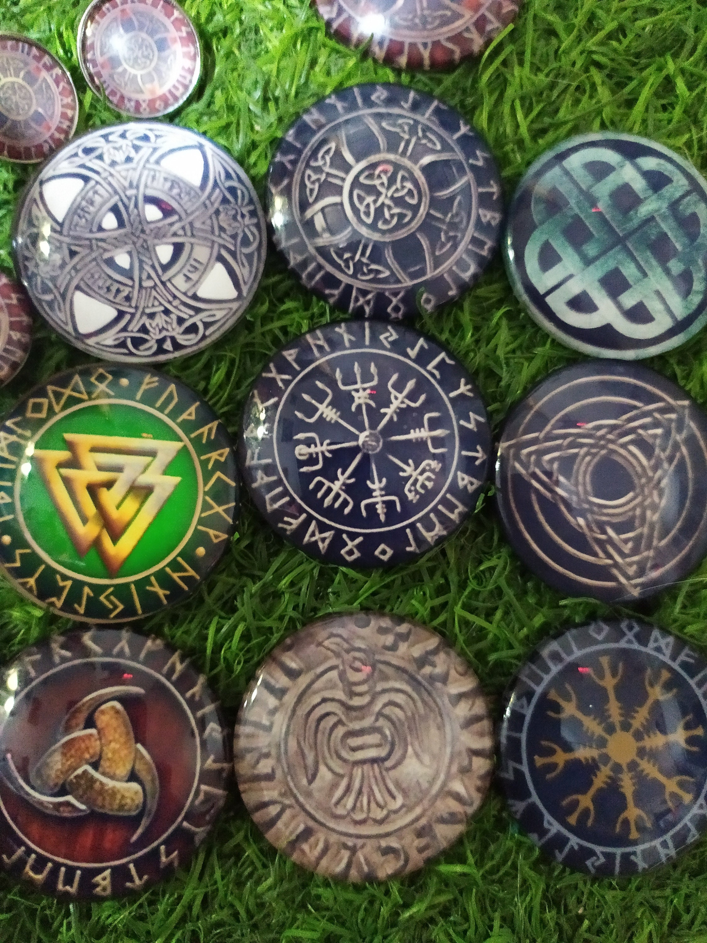 Runas vikingas protección símbolos talismán amuleto Thor - Etsy España