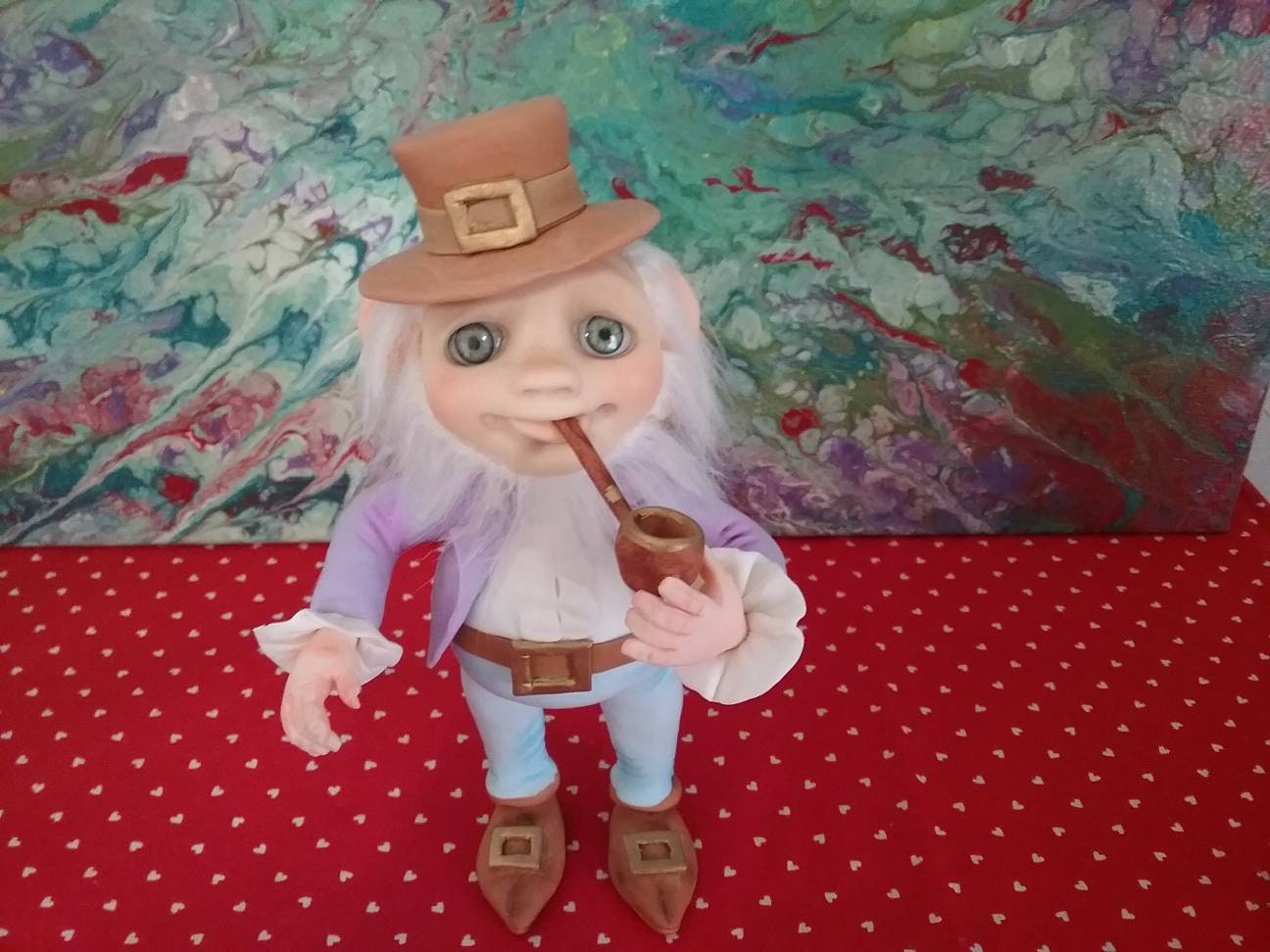 Miniature Duende Gnome créature fantastique engloutissante - Etsy France