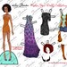 Instant Download, Three Paper Doll Digital Printable Fashion ...