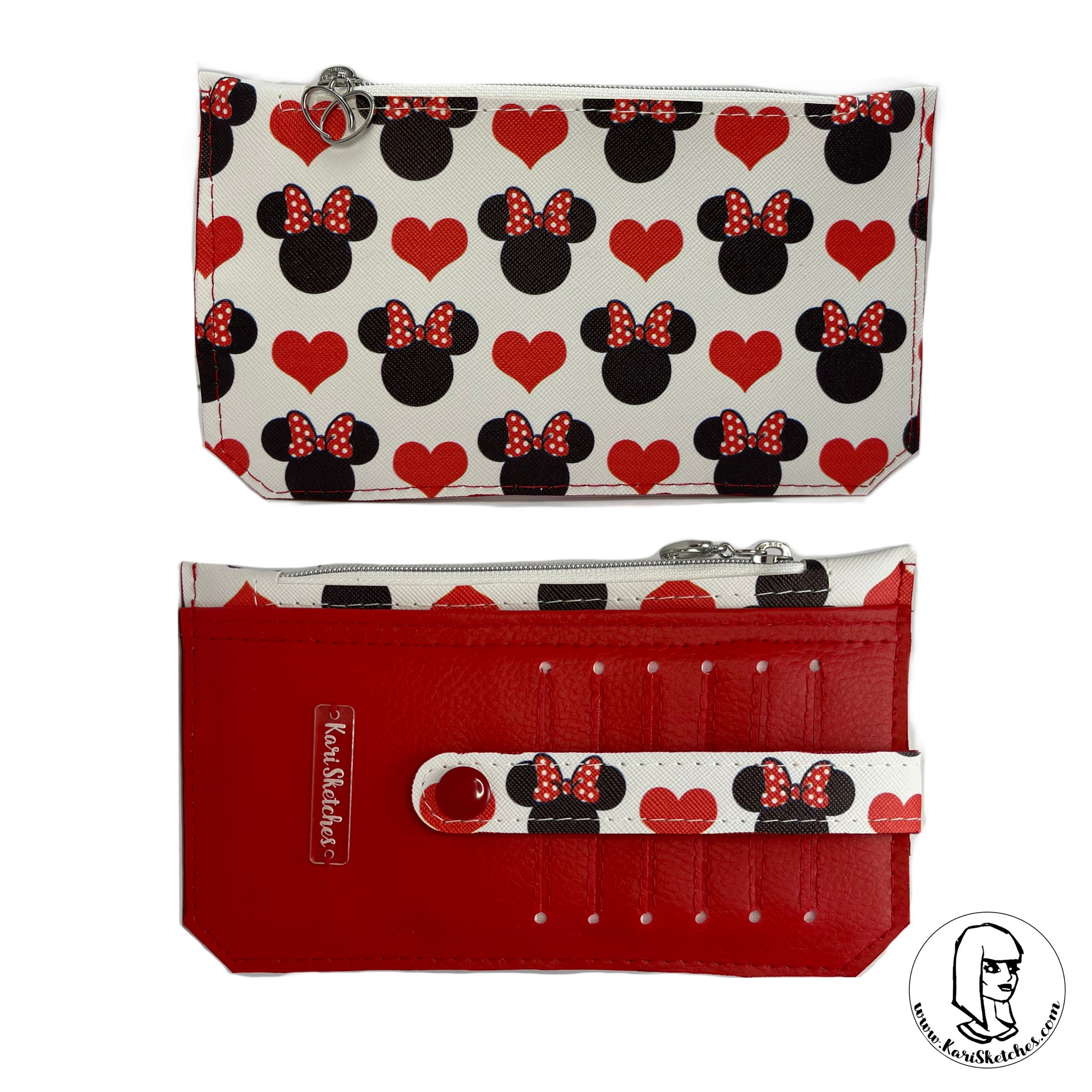 Wallet Card Holder Zip Wallet Money Clip Purse Small Bag | Etsy