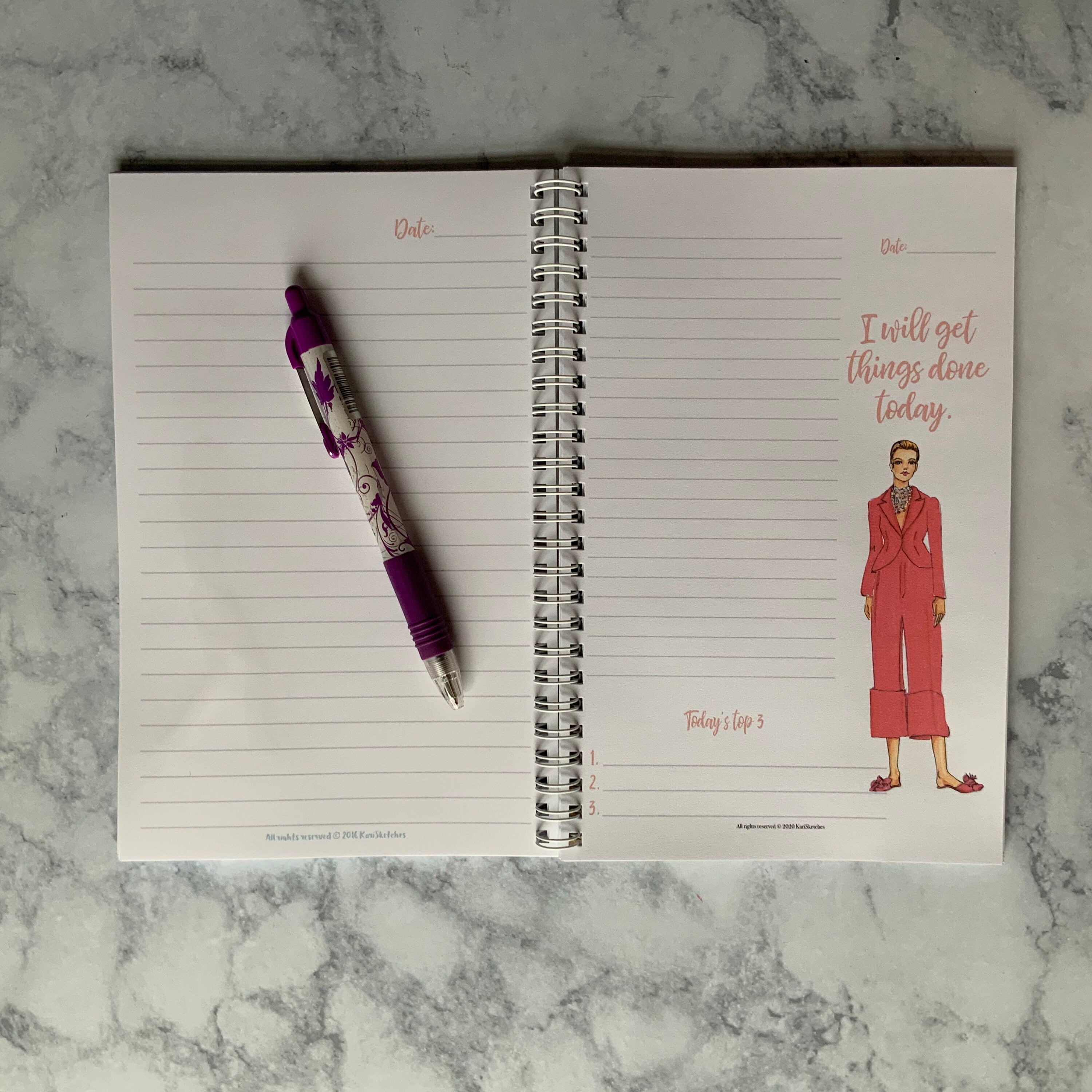 Daily Journal, Inspirational Phrases, Women Empowerment Notebook ...