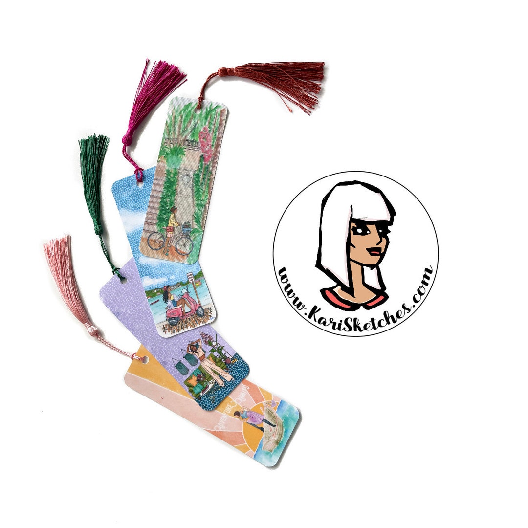 Bookmarks, Fashion Illustration Book Spacers, Old School Bookmarks ...