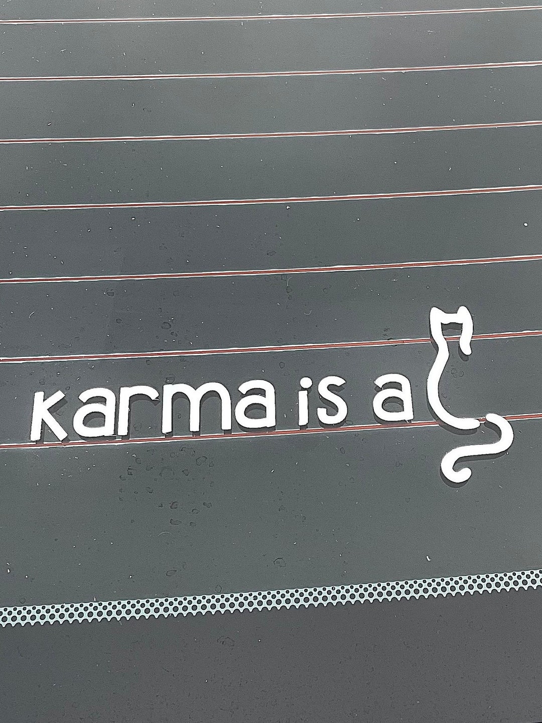 Midnights, Karma, Eras Tour, Car Decal, Karma is A Cat, Vinyl, Stickers ...